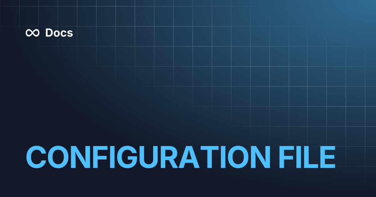 Configuration File Docs 0141