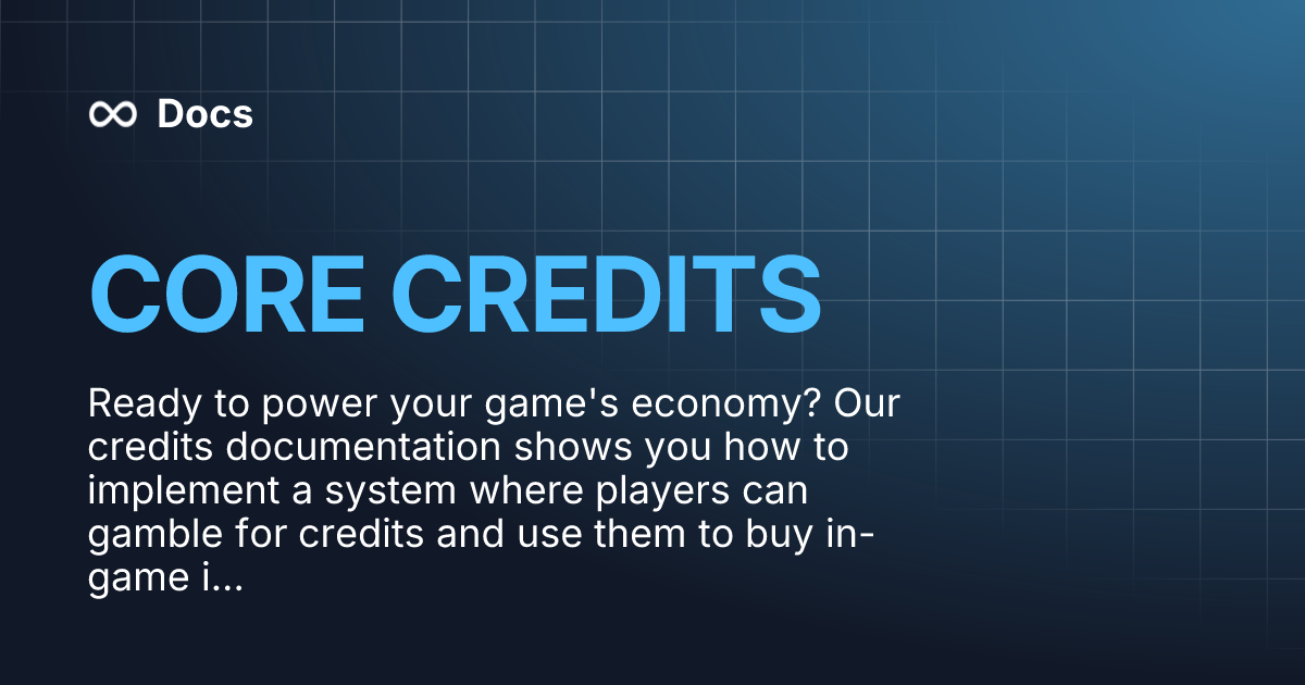 CORE CREDITS | Docs